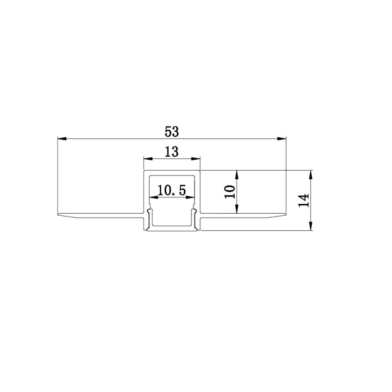 ARC-PB Plasterboard Flush Mounted Aluminium LED Profile - Eco-Friendly ...