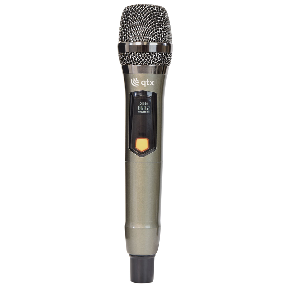 QTX J-MIC Dual UHF Handheld Wireless Microphone Set - Eco-Friendly Tech ...
