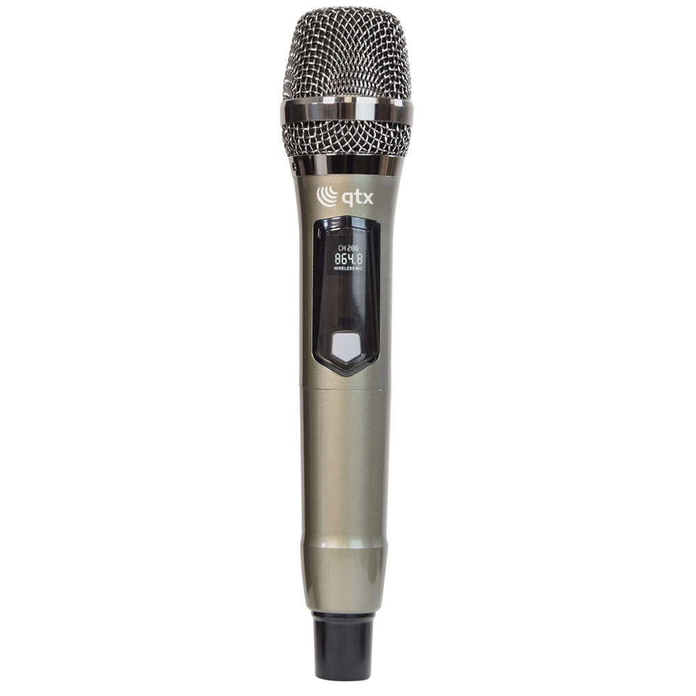 QTX J-MIC Dual UHF Handheld Wireless Microphone Set - Eco-Friendly Tech ...