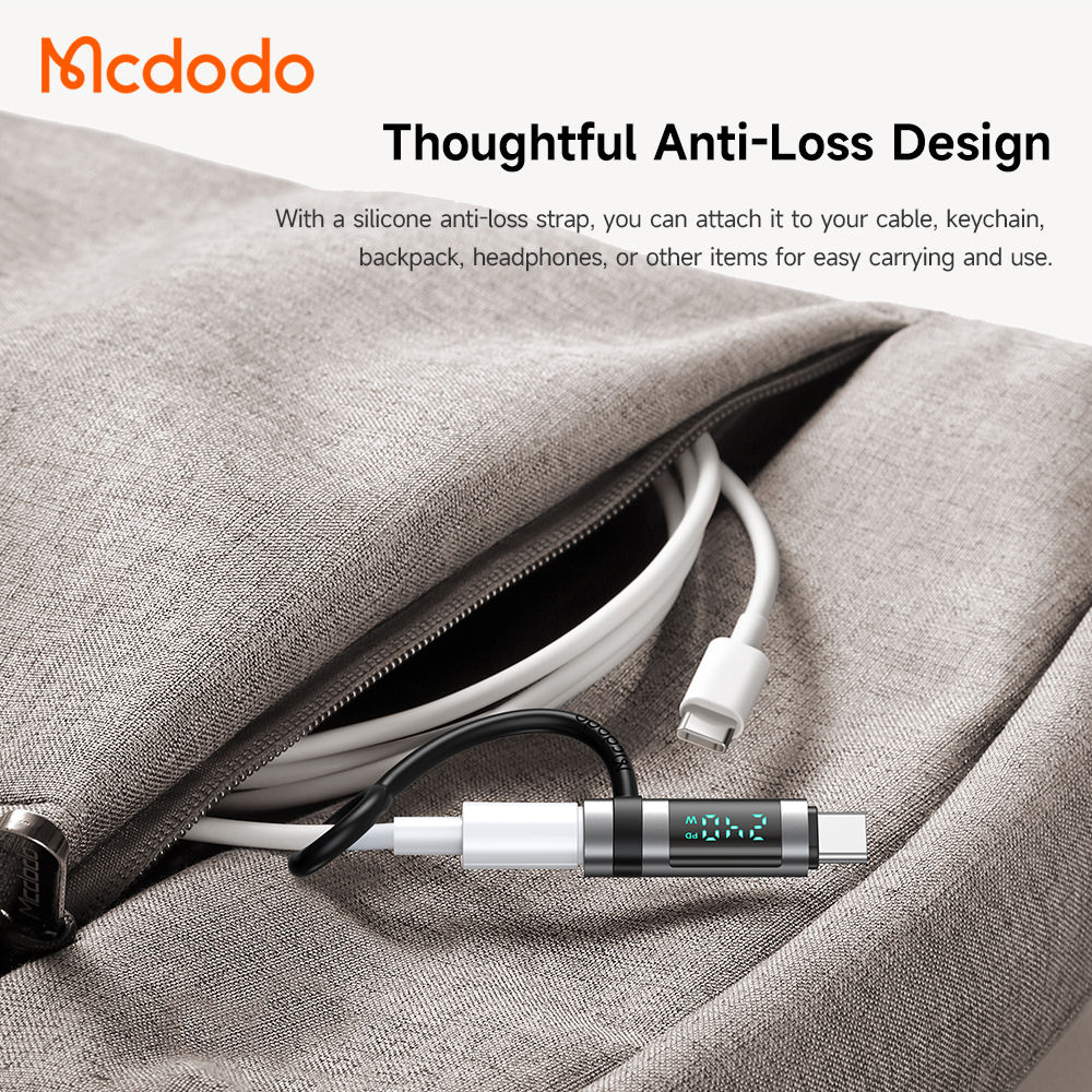 Mcdodo OT-262 PD 240W Type-C to Type-C Power Display Charging Adapter ...